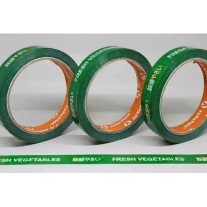 Jual Lakban sayur / isolasi / lakban sayur fresh vegetable solatape ...