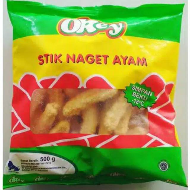 Jual Okey Nugget Ayam stik 500 gr Isi Banyak | Shopee Indonesia