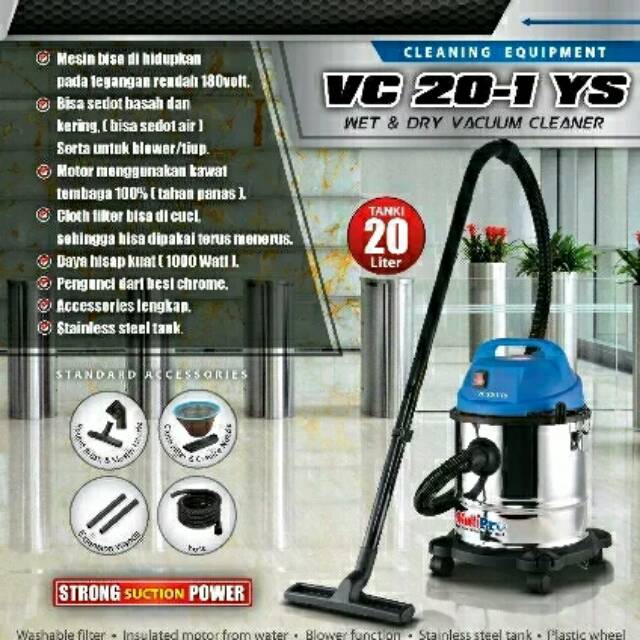 Jual multipro vc 20 1 YS vacuum cleaner wet and dry vc20 1YS | Shopee ...