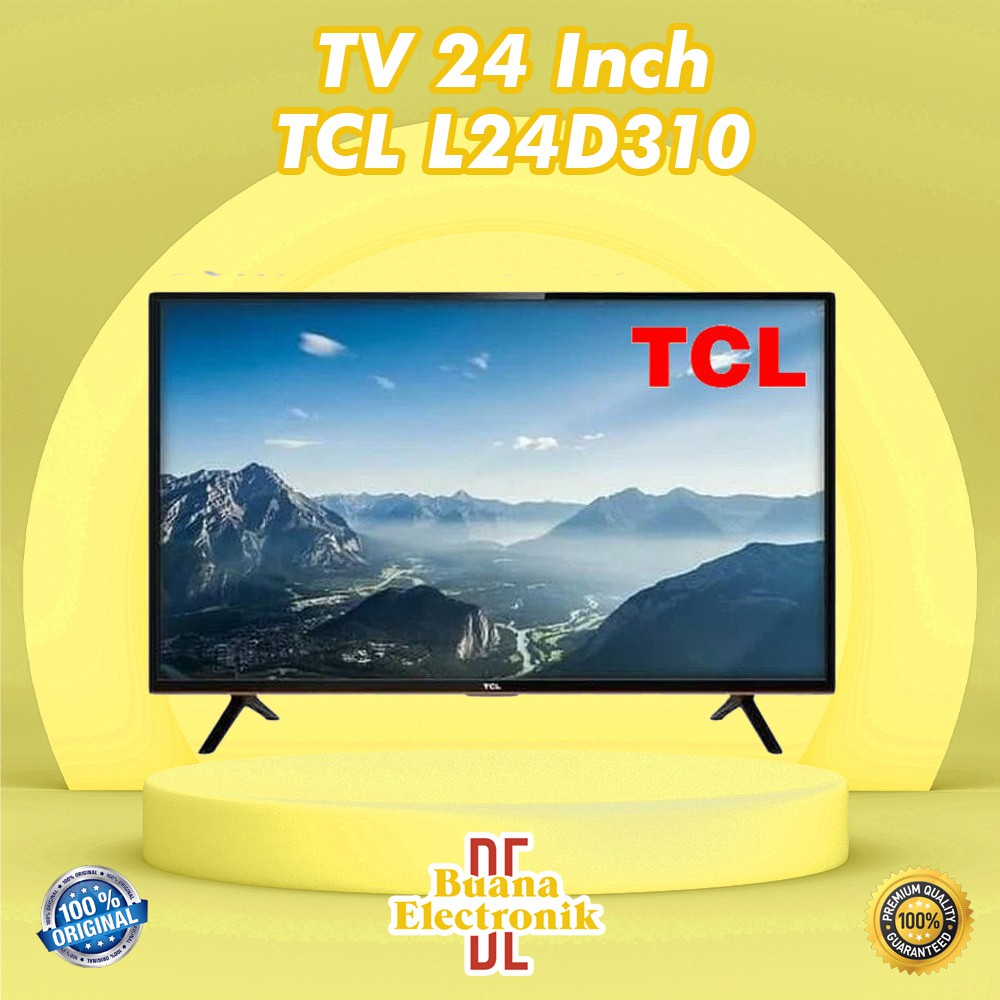 Jual LED TV TCL CLIM 24 INCH L24D310 - HDMI, USB MOVIE READY | Shopee ...