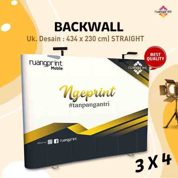 Jual Paket Display Backwall / bekwol Backdrop 3x4 Straight / Proses 1 ...