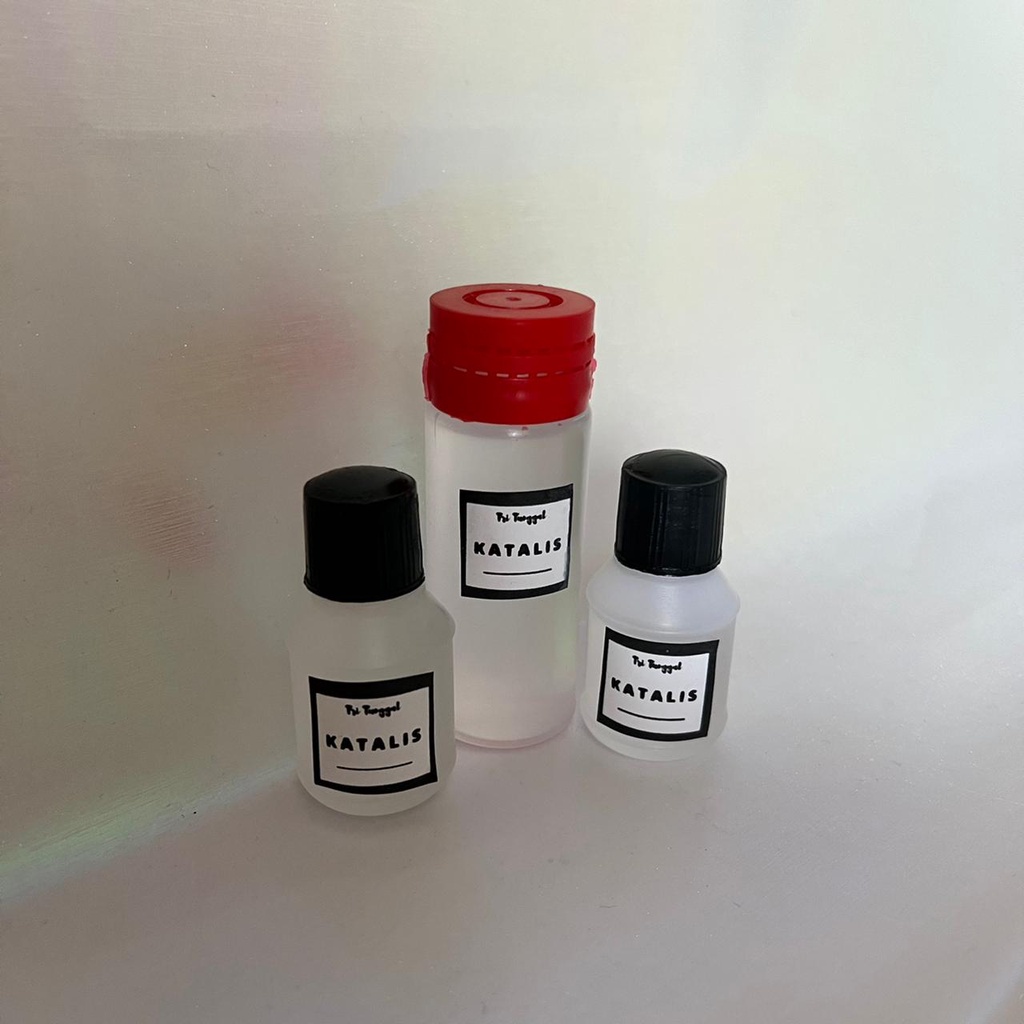 Jual Katalis 50ml 100ml Catalis fiber Acrylic DIY Bening Botol Bottle ...