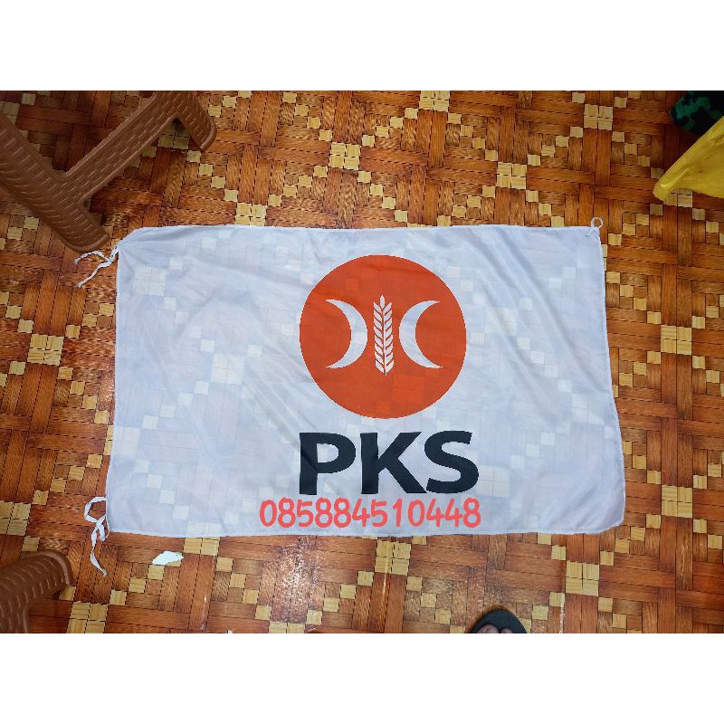 Jual BENDERA PARTAI PKS TERBARU UKURAN 60X90 CM PER 100 LEMBAR | Shopee ...