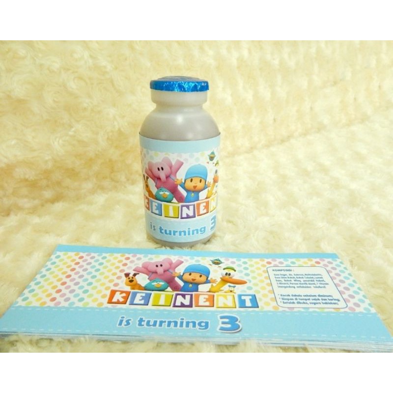 Jual LABEL SUSU BOTOL ULANG TAHUN ANAK HAPPY BIRTHDAY FREE DESAIN BISA ...