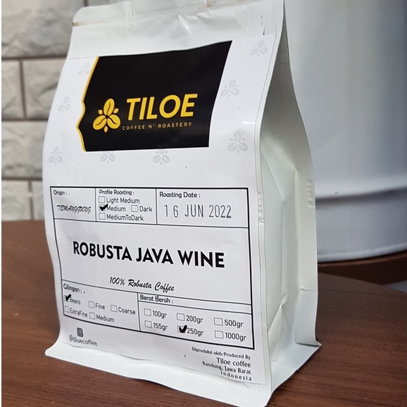 Jual Kopi Robusta Wine Java Coffee Specialty Bubuk/Biji - 1Kg | Shopee ...
