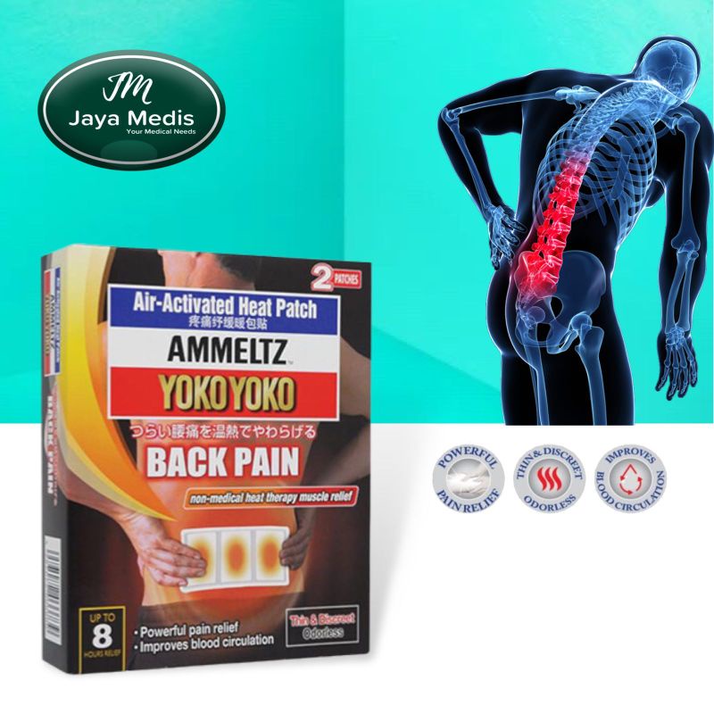Jual Koyo Pereda Sakit Punggung - Ammeltz Heat Patch Back Pain - 2 ...
