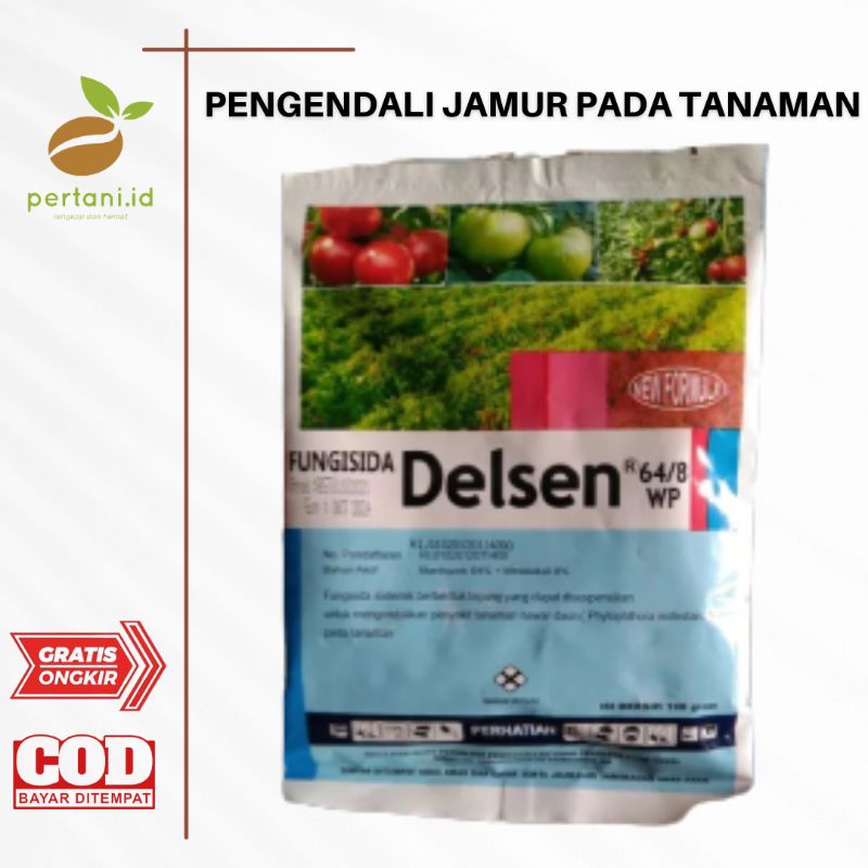 Jual FUNGISIDA DELSEN 100GR / PENGENDALI JAMUR PADA TANAMAN | Shopee ...