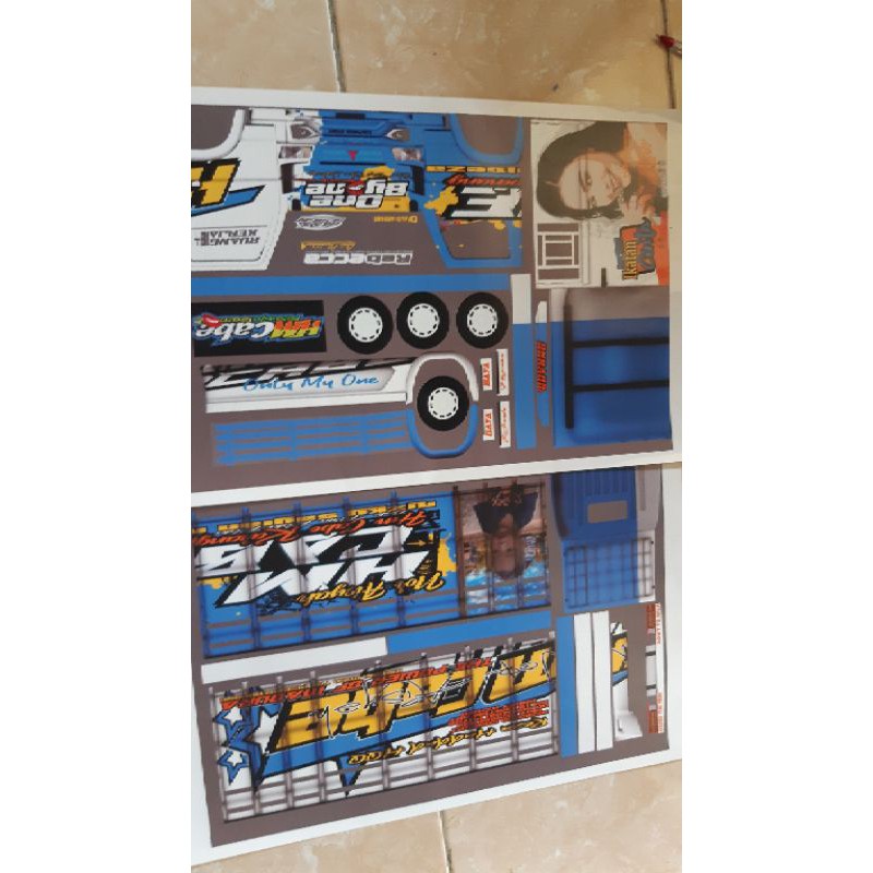 Jual stiker truk hm cabe one by one | Shopee Indonesia