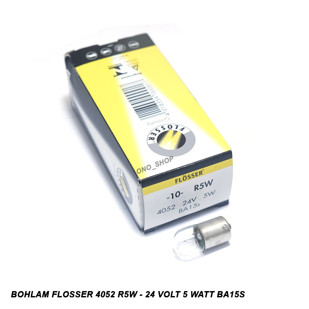 Jual Bohlam flosser 4052 R5W - 24 Volt 5 Watt BA15s | Shopee Indonesia