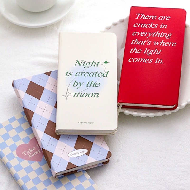 Jual GROOVY NOTEBOOK PANJANG HARDCOVER AESTHETIC | Shopee Indonesia