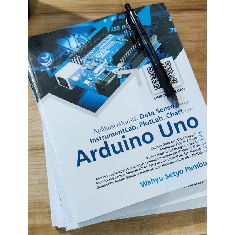 Jual Buku Aplikasi Akuisisi Data Sensor Dengan Instrumentlab Plotlab Chart Pada Arduino Uno 