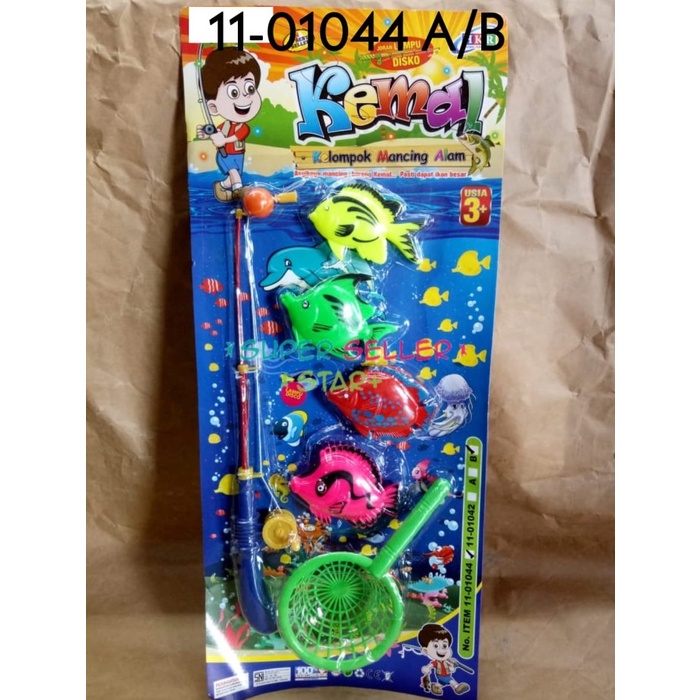 Jual MAINAN ANAK PANCING IKAN KAIL JARING / MAINAN PANCINGAN IKAN ANAK ...
