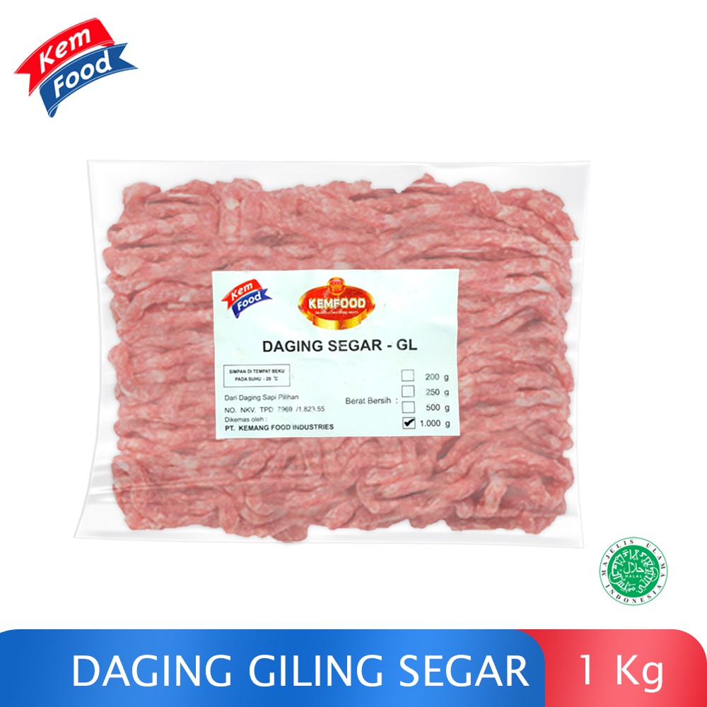 Jual Kemfood Daging Sapi Giling 80% - 1kg | Shopee Indonesia