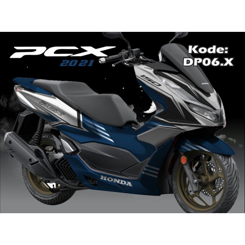 Jual decal PCX decal all new pcx terbaru 2021 facellit costum/decal ...