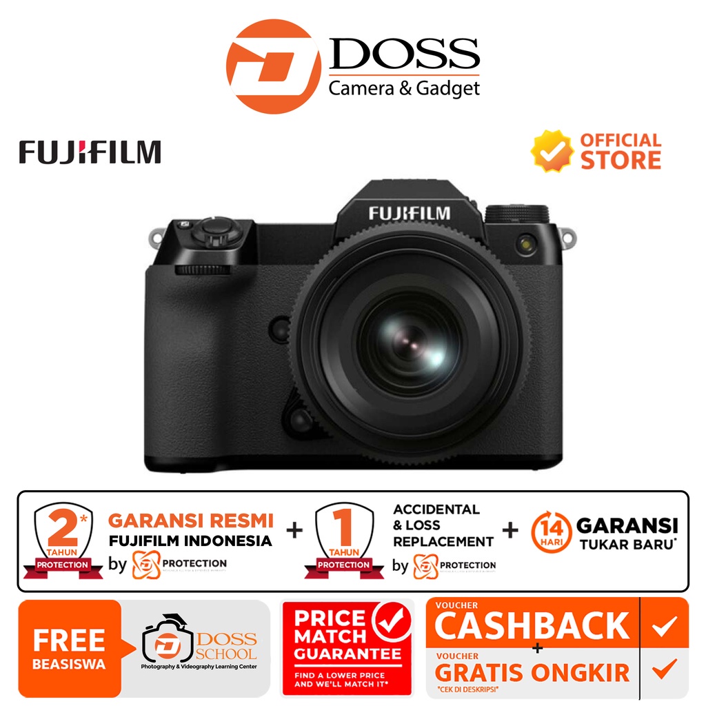 Jual Fujifilm GFX 50S II Kit 35-70mm Fuji GFX50S II GFX 50SII | Shopee Indonesia