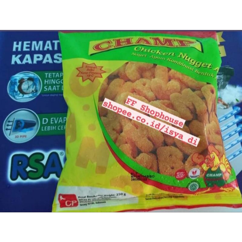 Jual Champ Chicken Nugget ABC 250g | Shopee Indonesia