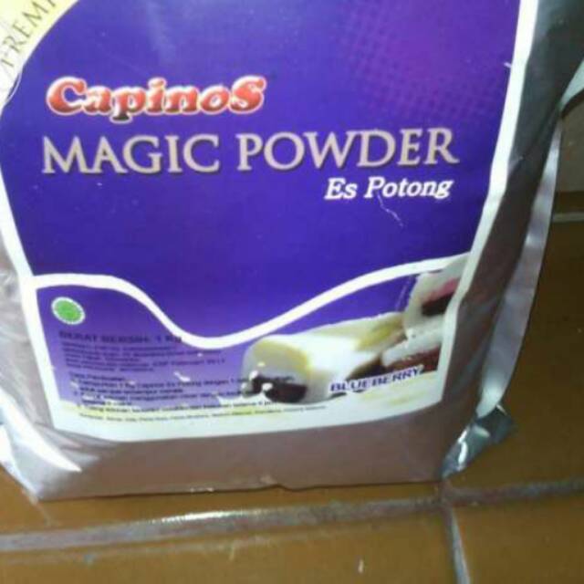 Jual CAPINOS MAGIC POWDER/ ES POTONG ( rasa blueberry ) | Shopee Indonesia