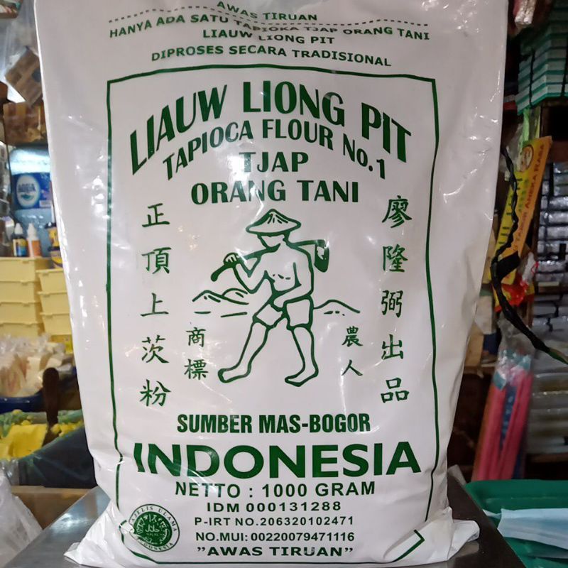 Jual Tepung Tapioka Liauw Liong Pit/Sagu Tani Liauw Liong Pit 1kg ...