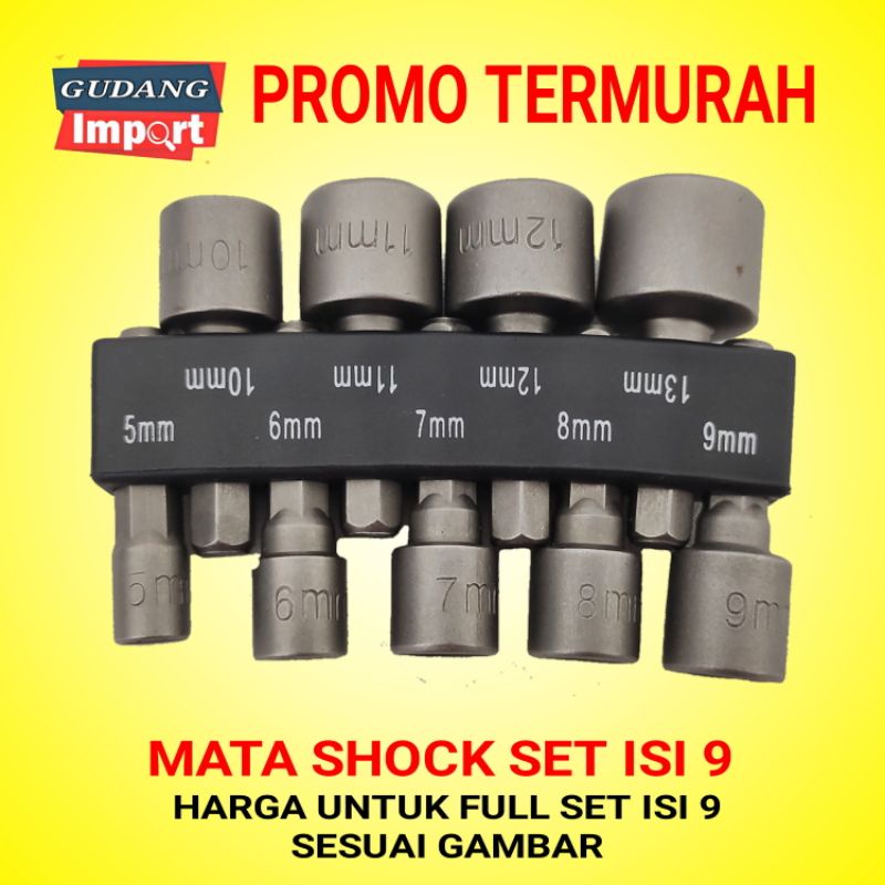 Jual MATA SHOCK SHOK MESIN BOR BAUT RUMPING ROOFING M5 M6 M7 M8 M9 M10 M11 M12 M13 | Shopee ...