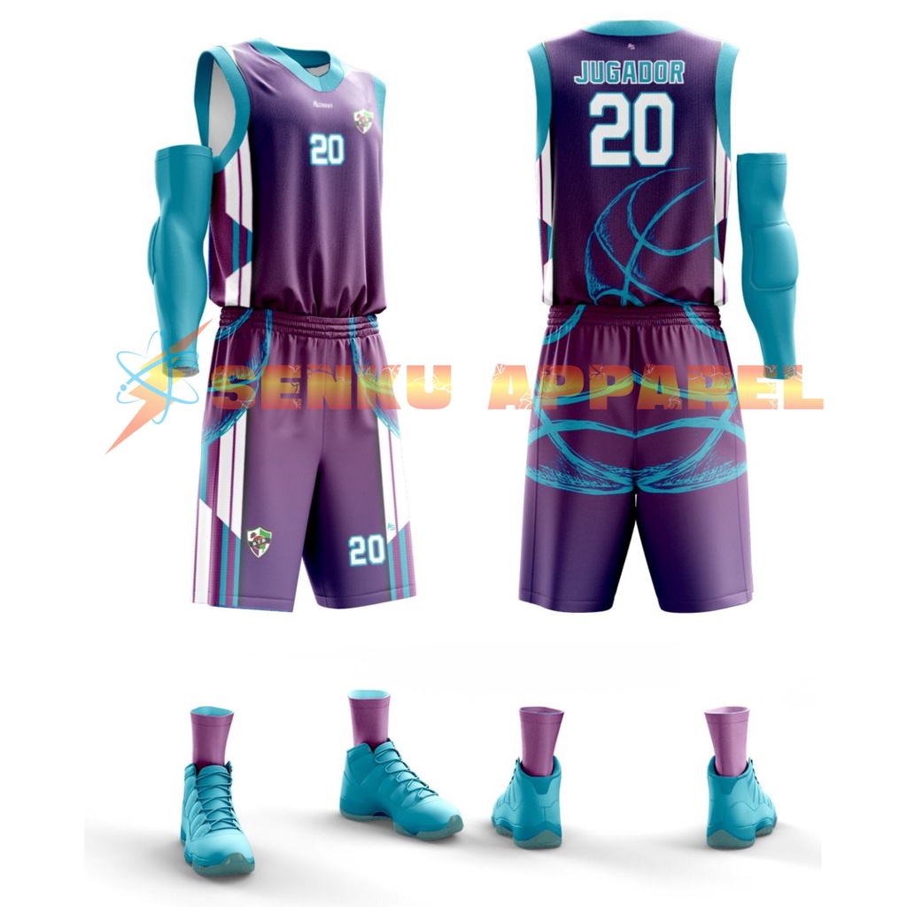 Jual JERSEY BASKET CUSTOM FULL PRINTING FREE DESAIN / TERLARIS/JERSEY ...