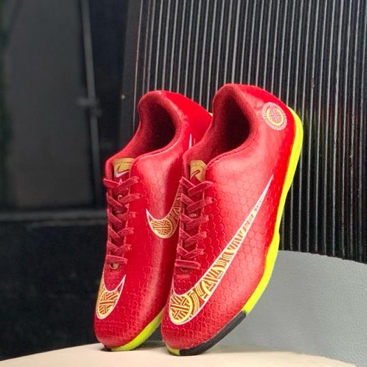 Jual SEPATU FUTSAL CR7 X STABILO ORANGE BOOT SOLE TEBAL BAHAN PREMIUM ...