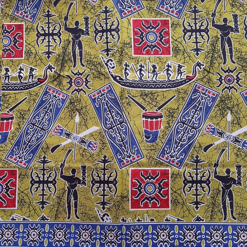 Jual Bahan Batik cakalele Pattimura / Katun Primisima / Banyak Warna ...