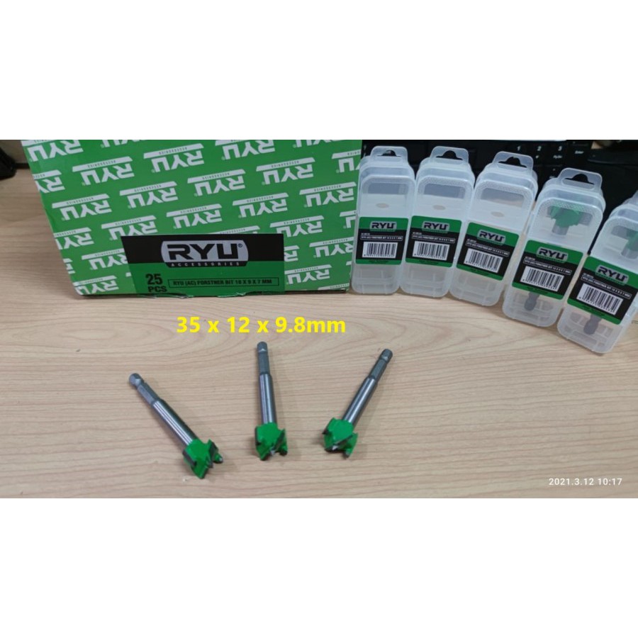 Jual Forstner Bit Set mata bor engsel sendok auger bit RYU 35 x 12 x 9 ...