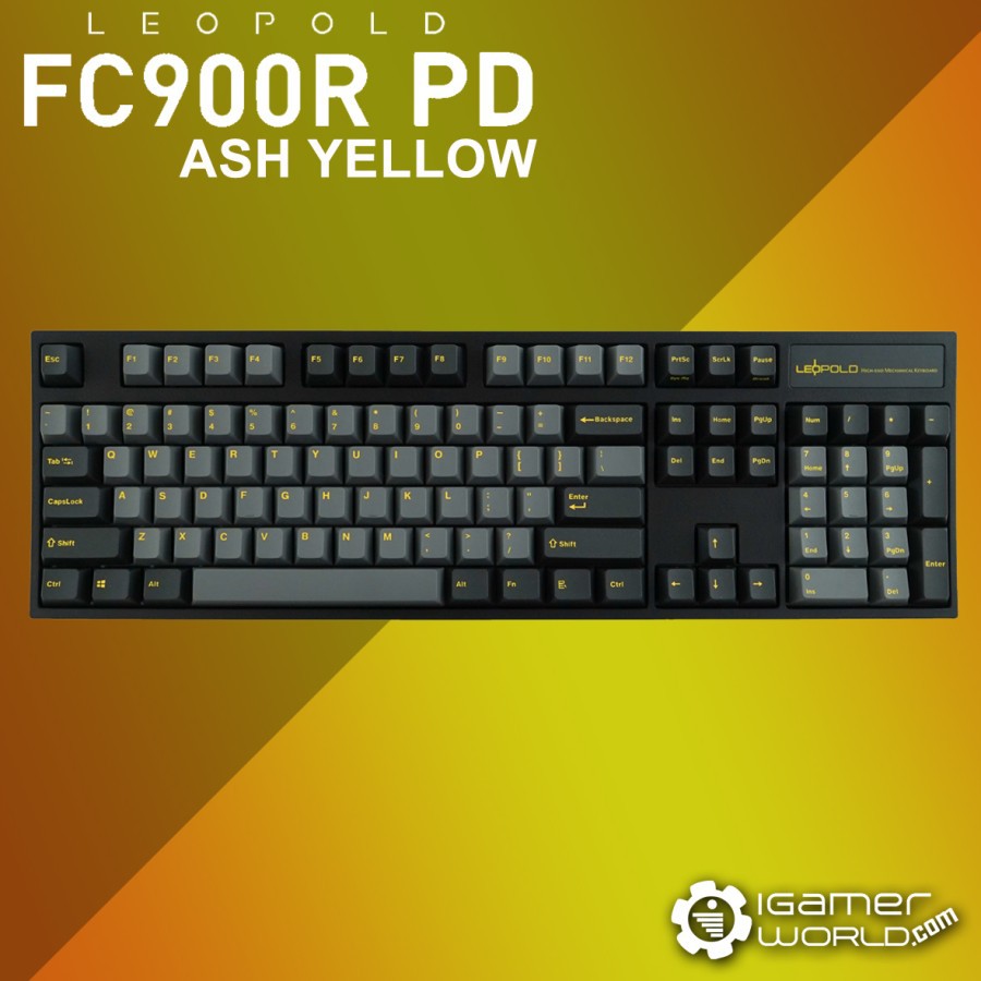 Jual Leopold FC900R Ash Yellow Mechanical Gaming Keyboard | Shopee ...