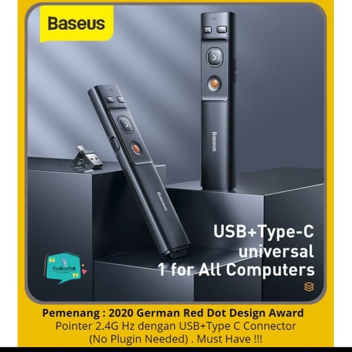Jual laser pointer baseus usb type c baterai a3 | Shopee Indonesia
