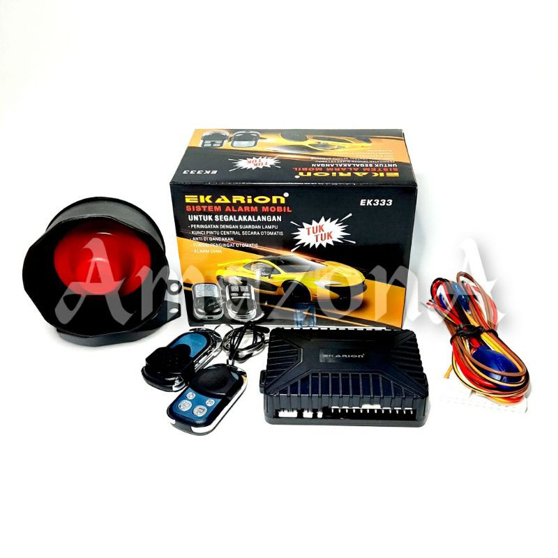 Jual Alarm Mobil Universal Ekarion EK333 | Shopee Indonesia