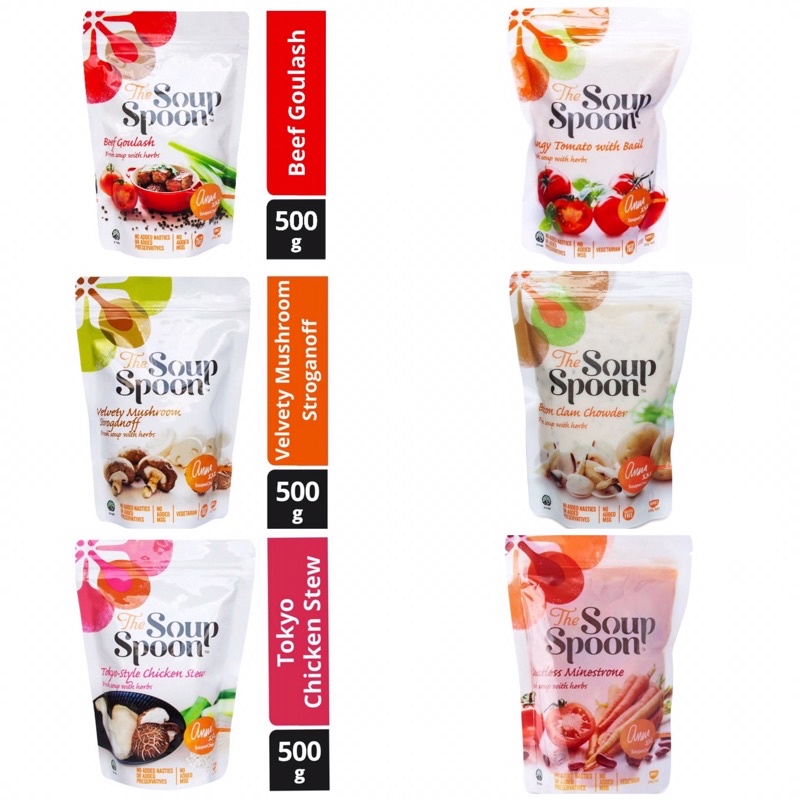 Jual The Soup Spoon Soup Pack - Beef Goulash/Velvety Mushroom/Tokyo ...