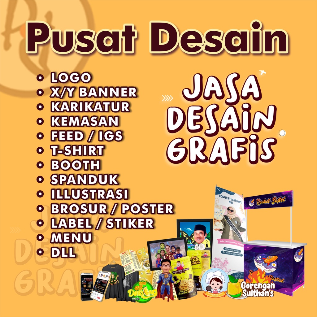 Jual JASA DESAIN GRAFIS (PROFESIONAL) SEGALA JENIS DESAIN | BANNER ...