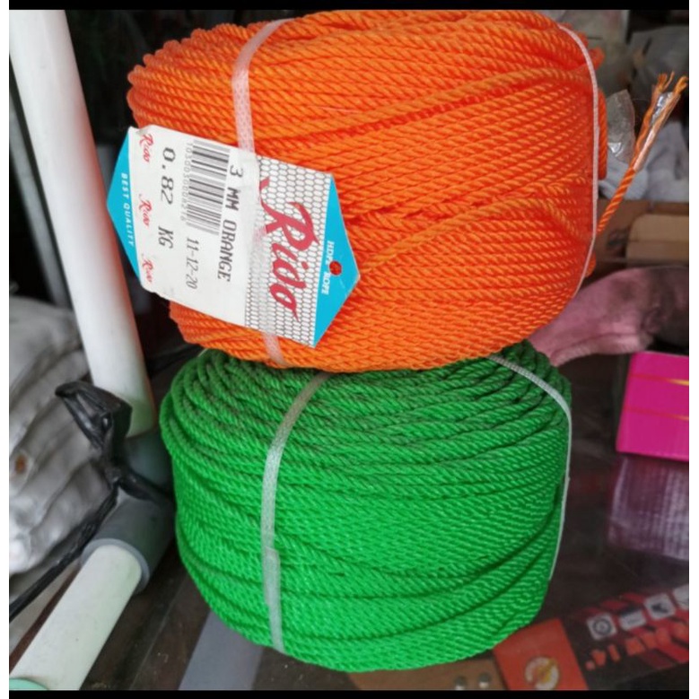 Jual Tali tambang plastik 3 mm Rido per meter | Shopee Indonesia