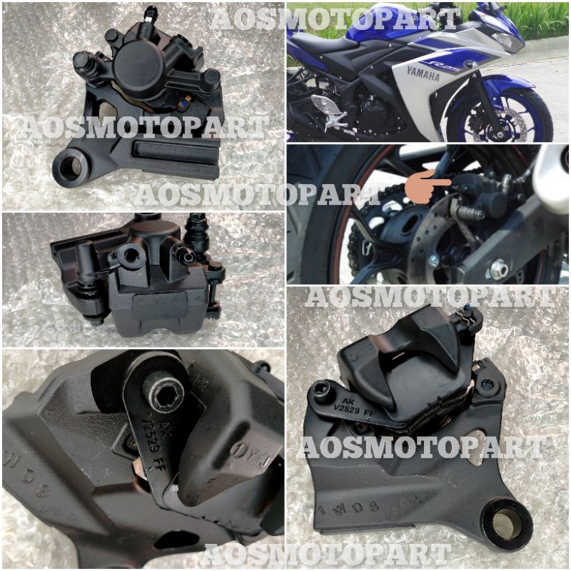 Jual kaliper palababi belakang YAMAHA R25 dan MT25 ORI cakram rem ...
