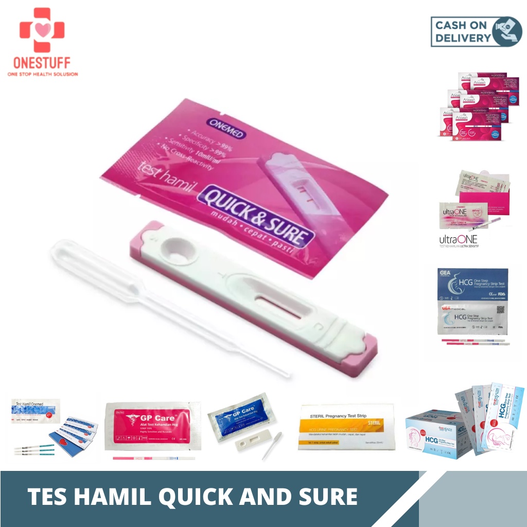 Jual Onemed Blueone Tes pack Tespack Kehamilan Compact Alat Uji ...