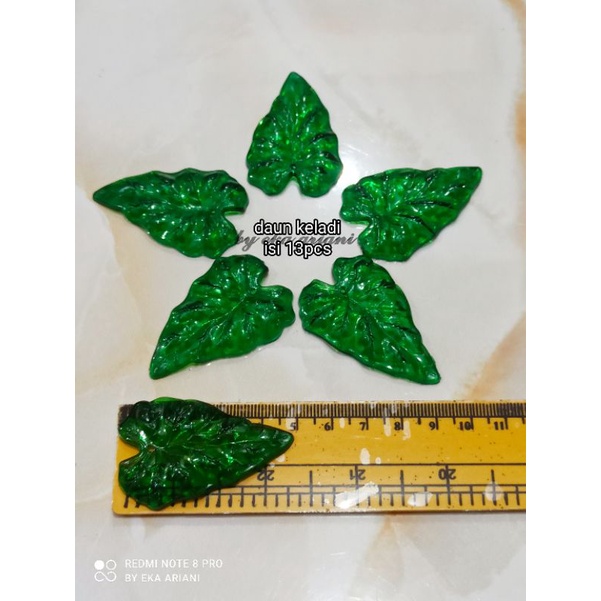 Jual 13pcs daun keladi/daun akrilik/DIY kreasi akrilik | Shopee Indonesia