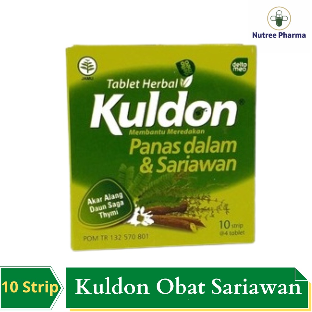 Jual Kuldon Box (10 Strip isi 4 Tab) - Mengatasi Panas Dalam & Sariawan ...