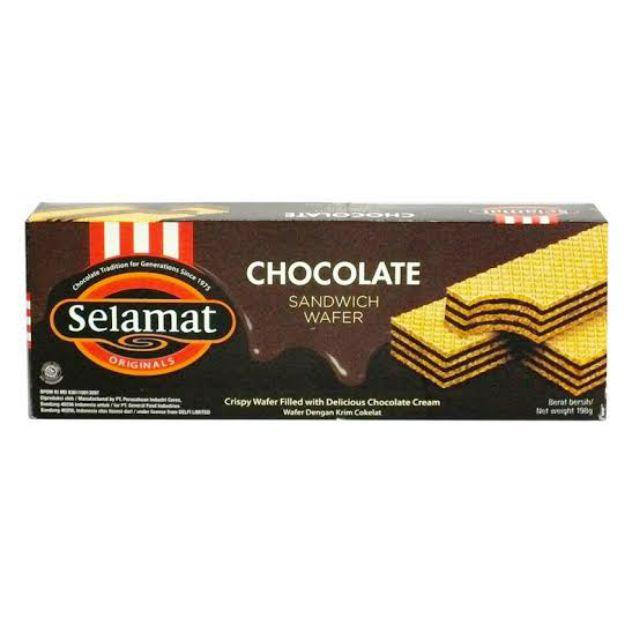 Jual SELAMAT SANDWICH WAFER 145 GRAM ALL VARIAN WAFER SELAMAT CHOCOLATE ...