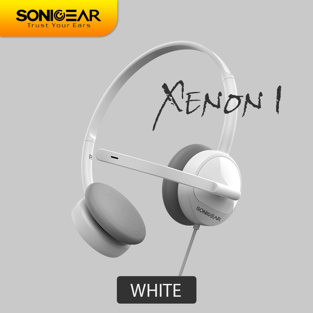 Jual Headset Microphone Headphone SonicGear Xenon 1 untuk Office ...