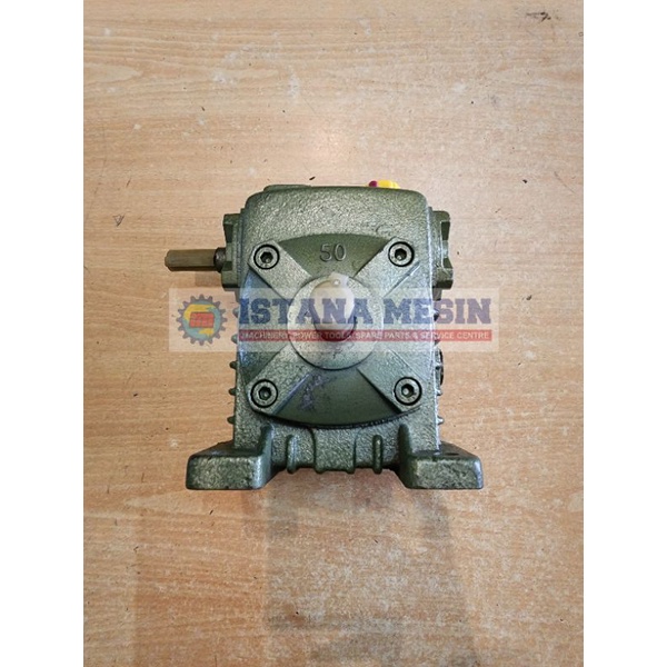 Jual GEARBOX PELAMBAT PUTARAN SPEED REDUCER WPS 50 AS SAMPING WORM GEAR ...