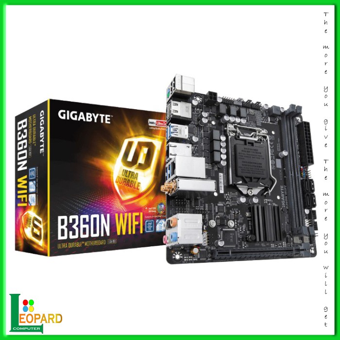 Jual Gigabyte B360N Wifi [ Mini ITX Socket LGA1151 ] | Shopee Indonesia
