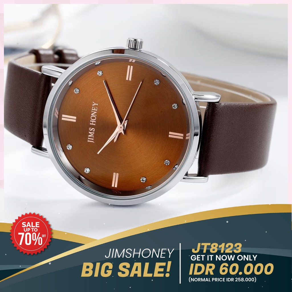 Jual JIMS HONEY JAM TANGAN WANITA JT 8123 (FREE EXCLUSIVE BOX) | Shopee Indonesia