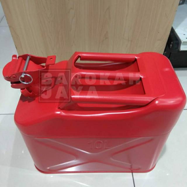 Jual Jerigen besi merah 10 Liter | Shopee Indonesia
