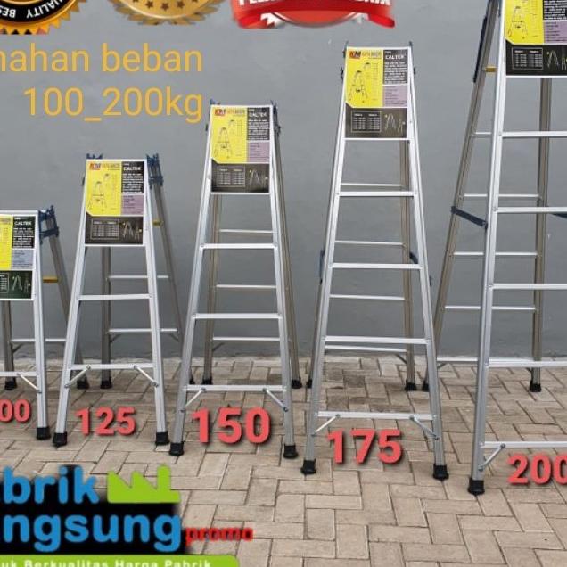 Jual Tangga Lipat Alumunium Ledder -Biru 125Cm/150Cm/175Cm/200Cm/-100Cm ...