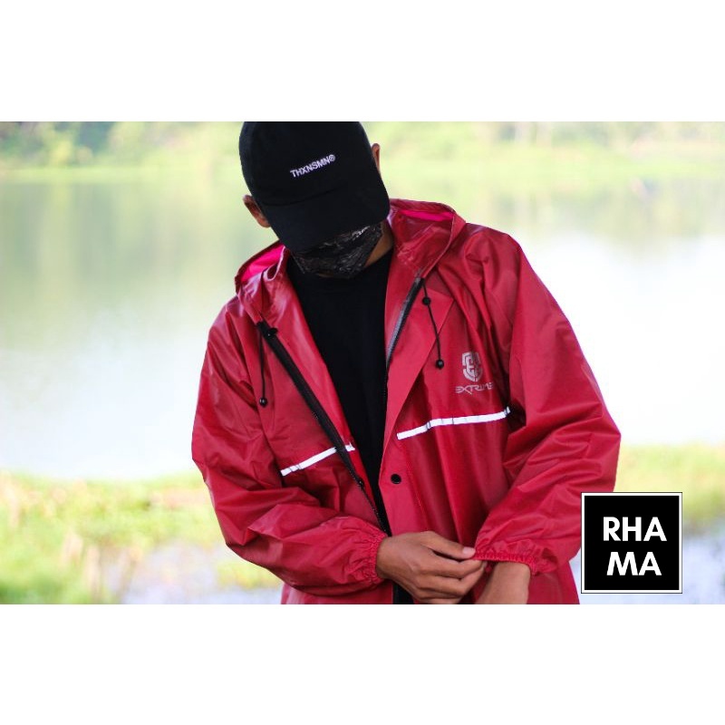 Jual Jas Hujan Pria Wanita Setelan By Extrime Raincoat Mantol Jas Hujan Bahan Tebal Elastis ...