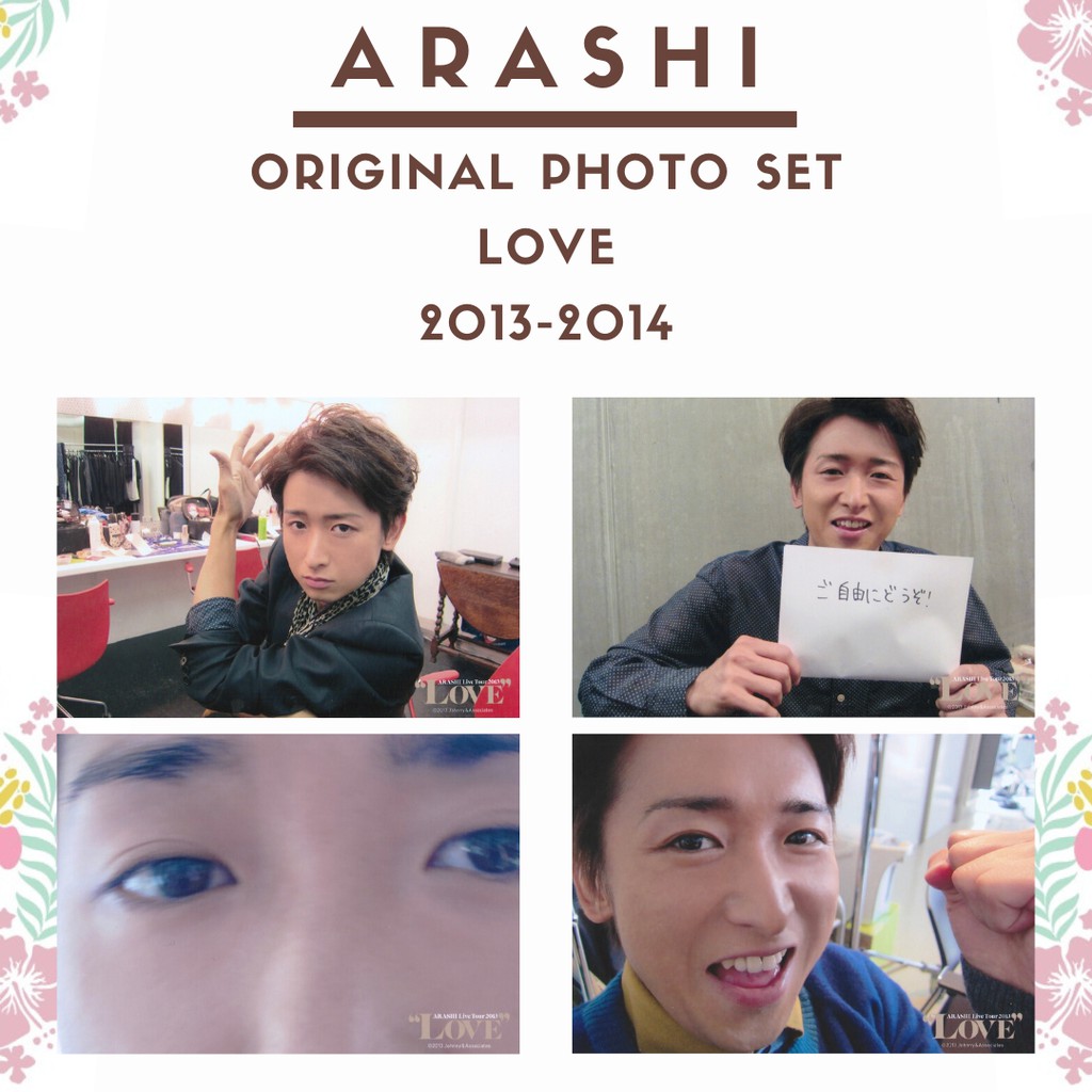 Jual Arashi Official photo set Love - Ohno Satoshi | Shopee Indonesia