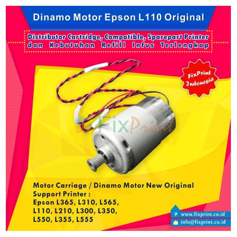 Jual Dinamo Motor Carriage Printer Epson L210 L350 L355 L365 L550 L555 ...