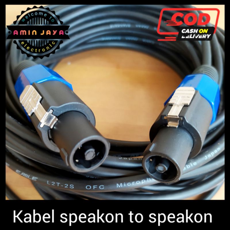 Jual Kabel speakon to speakon / kabel jack spikon | Shopee Indonesia