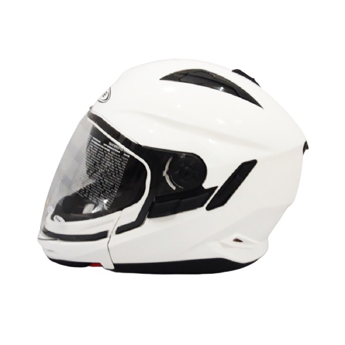 Jual Helm Zeus ZS-613C White + Chinbar New!! | Shopee Indonesia