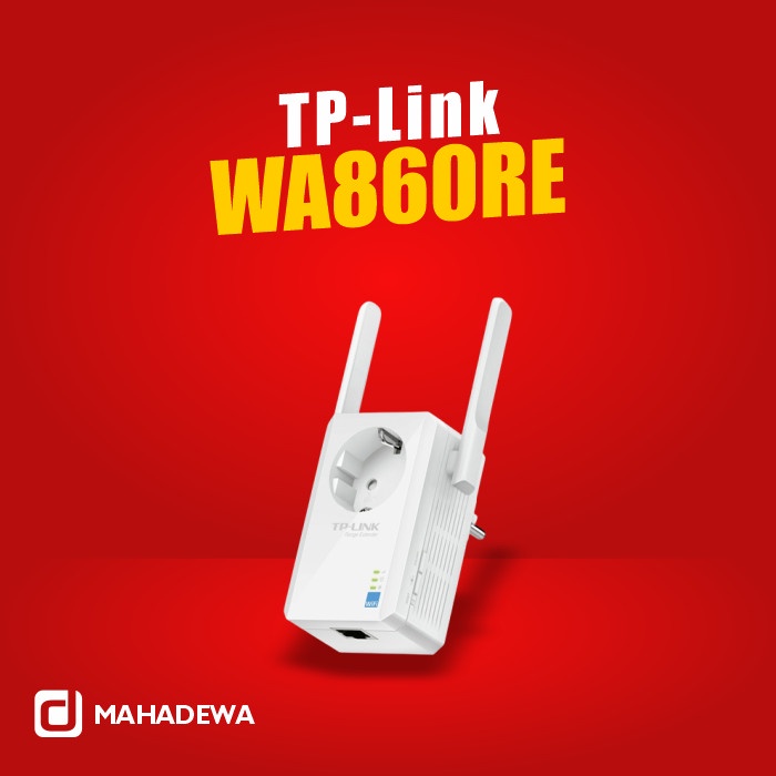 Jual TP-Link 300Mbps Wi-Fi Range Extender with AC Passthrough (TL ...